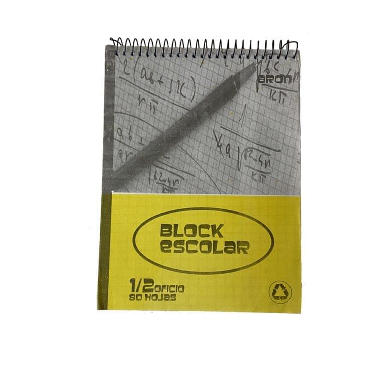 BLOCK ESCOLAR 1/2 OFICIO 7 MM – La Paloma