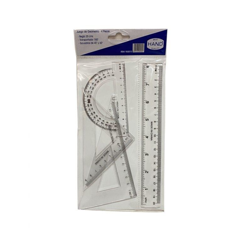 SET GEOMETRIA 20 CM 4 PIEZAS – La Paloma