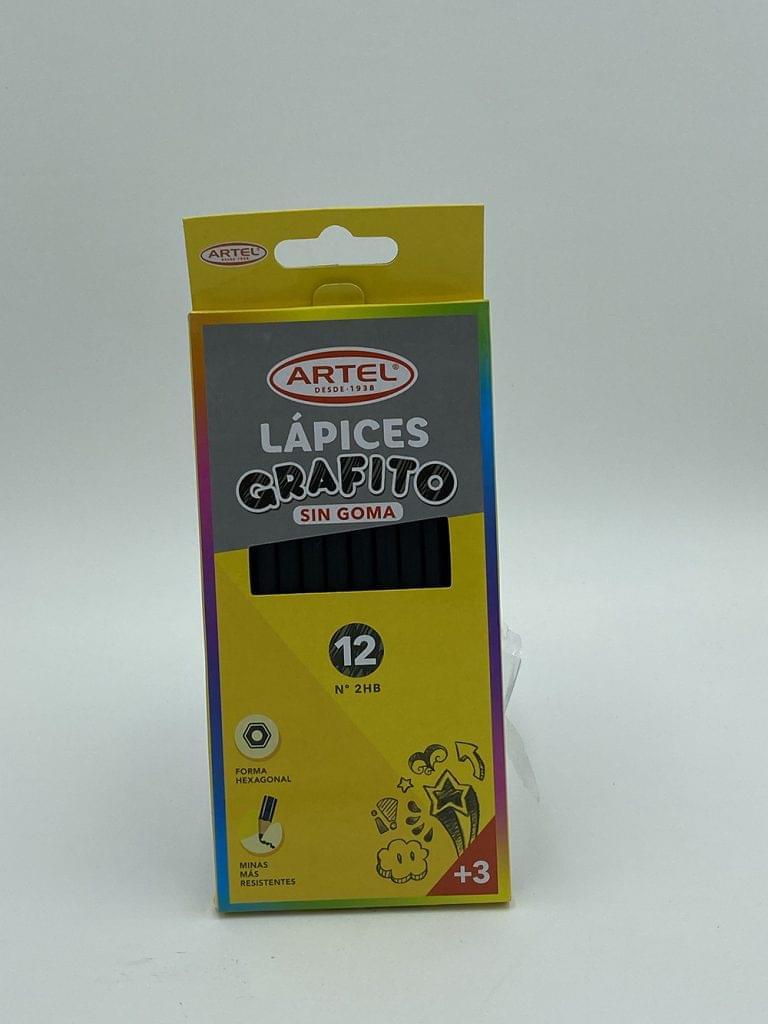 LAPIZ GRAFITO X 12 UNID C/GOMA – La Paloma