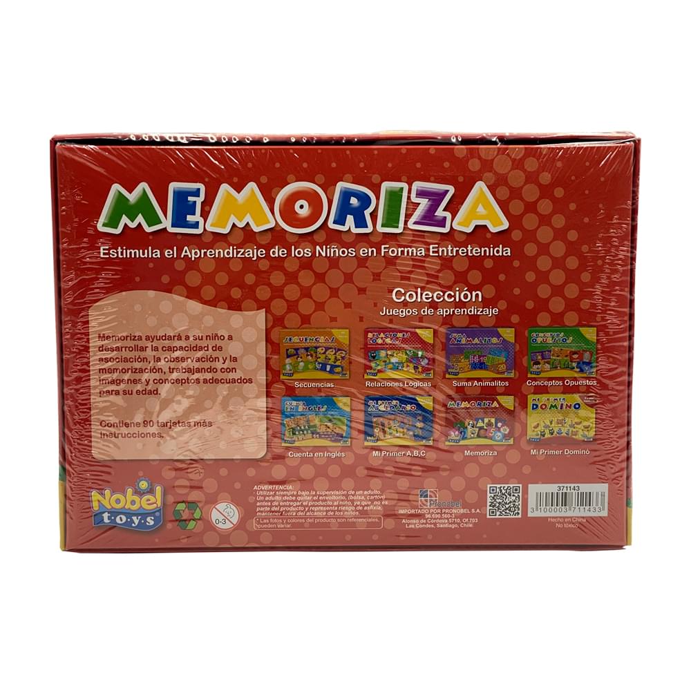 MEMORICE 371143 ANIMALES Y COSAS – La Paloma