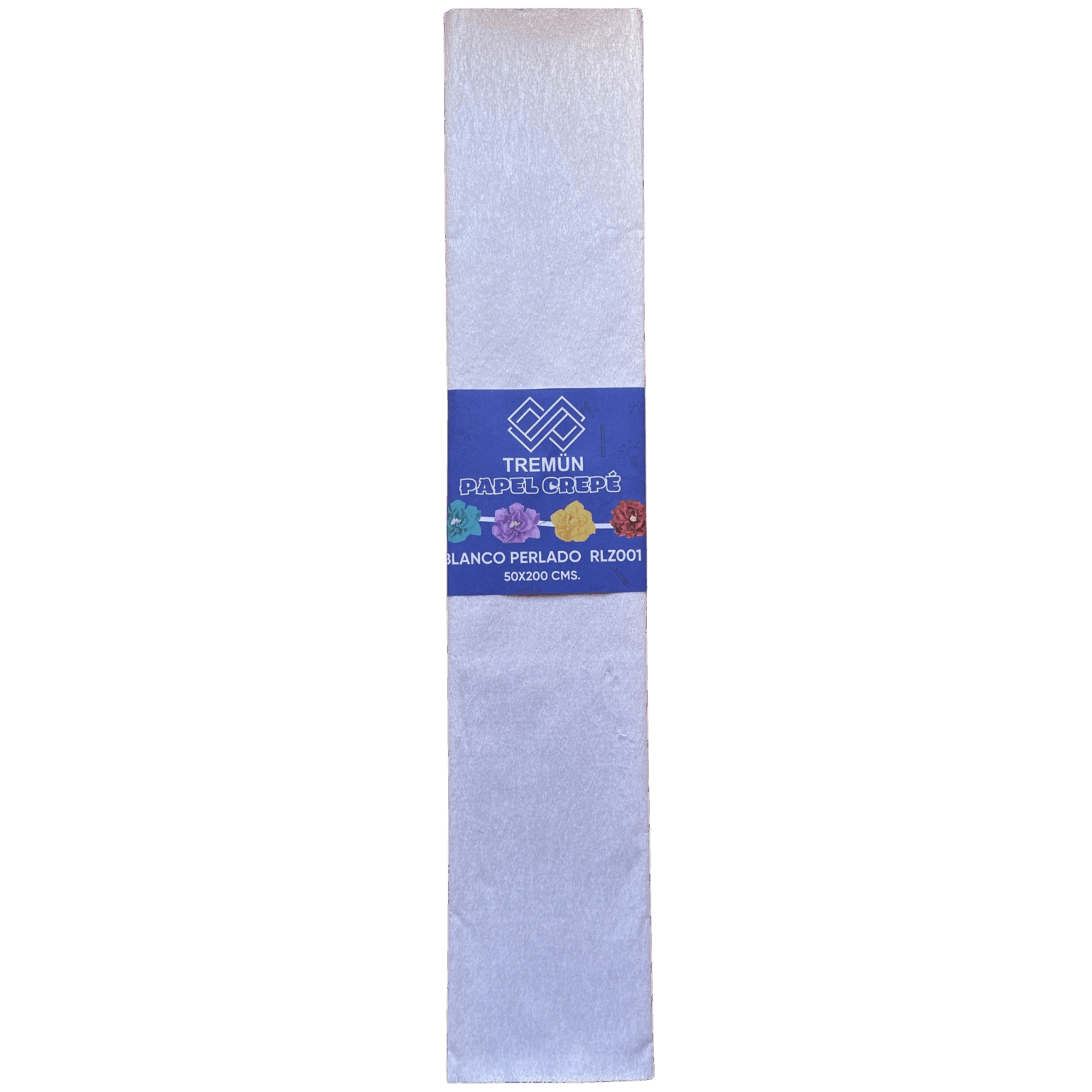 PAPEL CREPE PERLADO BLANCO 001 – La Paloma
